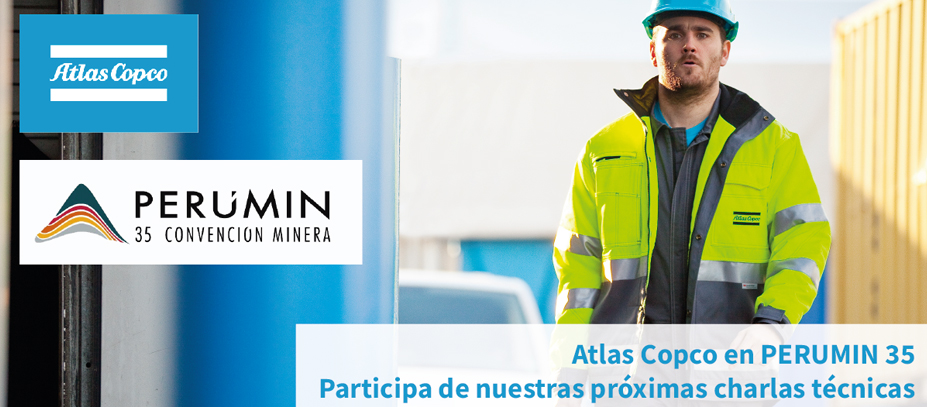 Atlas Copco Perú presente en PERUMIN 35 - Revista Minería
